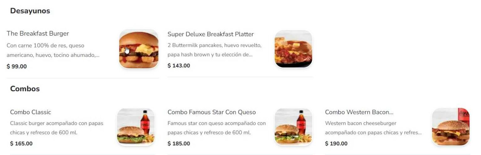 CARL'S JR MENÚ PRECIOS MÉXICO ACTUALIZADOS (noviembre 2025)