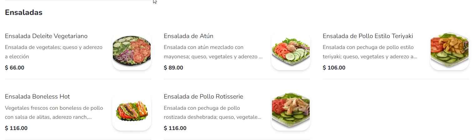 SUBWAY MENÚ PRECIOS MÉXICO ACTUALIZADOS (enero 2026)