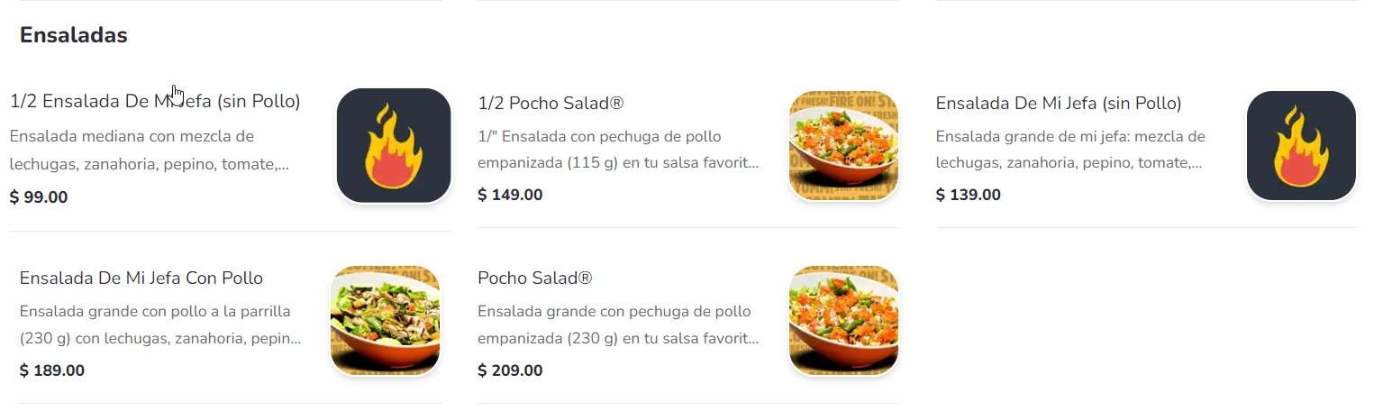 Las Alitas Menú Precios México Actualizado (enero 2026)