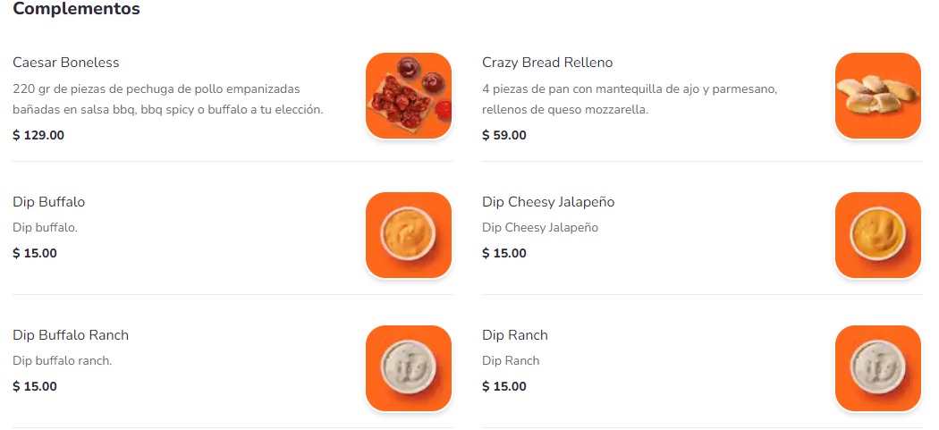 Little Caesars Menú Precios México Actualizado (noviembre 2025)