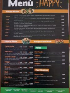 Happy Salad Menú Precios México Actualizado (enero 2026)