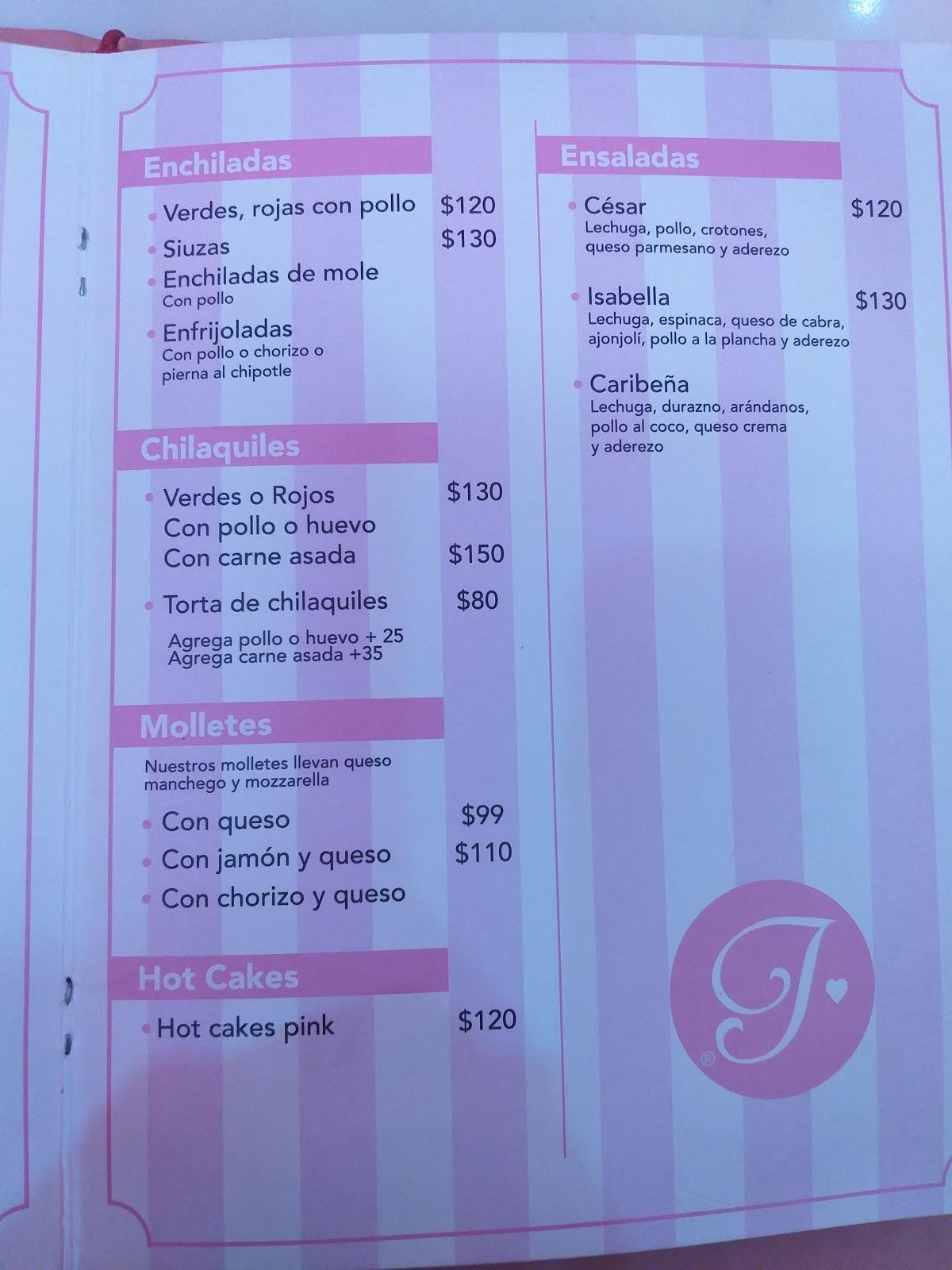 Isabella Café Menú Precios México Actualizado (diciembre 2025)