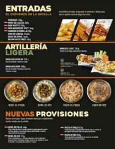 Wings army Menú Precios México Actualizado (enero 2026)