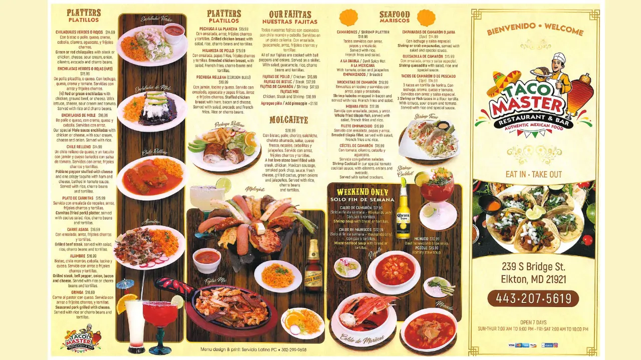 Masters Food Menu Un Viaje Sabroso a Través Auténtica Comida